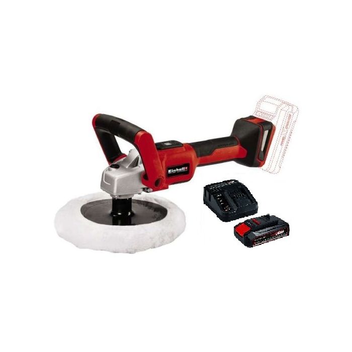 Einhell akumulatorska polirka CE-CP 18/180 Li E Power X-Change SET